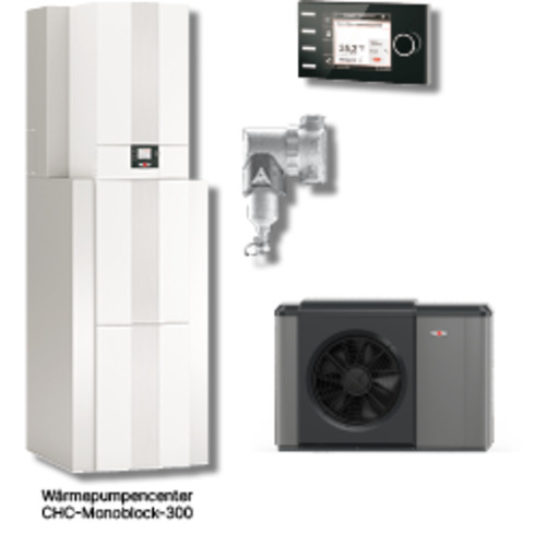 Wolf Paket CHC-Monoblock 07/300-50S inkl. CHA07/400V+Speicher+Puffer+BM-2 - Biogas & Solar